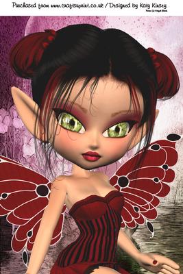 Freya Fairy A4 Card Front - CUP94958_572 | Craftsuprint