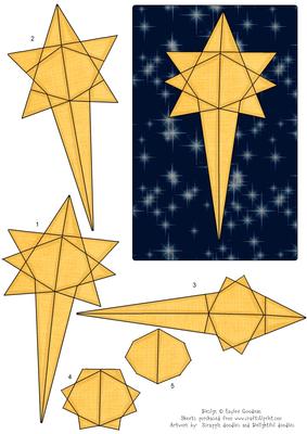 Christmas Star Card - CUP296087_1631 | Craftsuprint