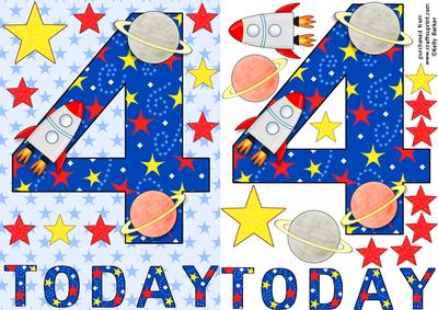 Four Today Space A5 Decoupage - CUP532359_1028 | Craftsuprint
