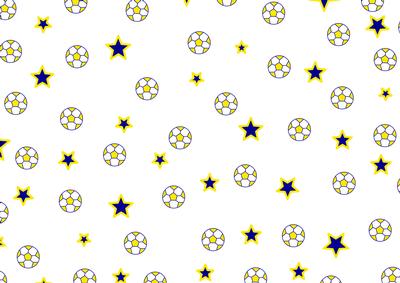 Football and Stars Yellow and Blue Backing Paper - CUP547962_1028 ...