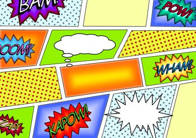 Comic Book Page Backing Paper - CUP558912_1028 | Craftsuprint