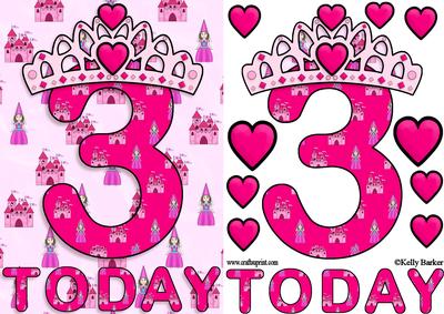 Three Today Princess A5 - CUP597683_1028 | Craftsuprint