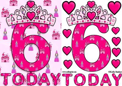 Six Today Princess A5 - CUP597688_1028 | Craftsuprint