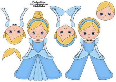 Beautiful Princess Cinderella Decoupage Sheet - CUP673915_1028 ...