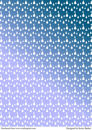 Shimmer Raindrops Background Sheet - CUP865354_19582 | Craftsuprint