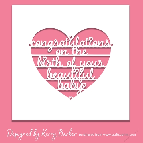 Congratulations on the Birth of Your Beautiful Baby Gender Neutral Card ...