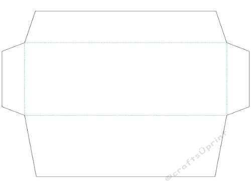 Large DL envelope template to fit the enlongated DL cards - CUP1371870 ...