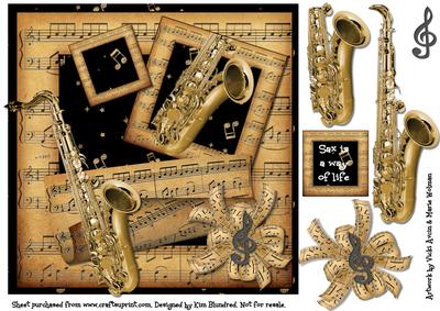 All That Jazz & Sax - CUP402581_1072 | Craftsuprint