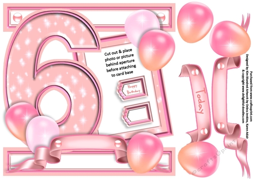 6 Today - Frame It I Card Front - CUP777362_1072 | Craftsuprint