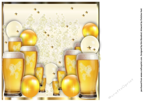 Birthday BEER Celebration - Background - CUP797939_1072 | Craftsuprint