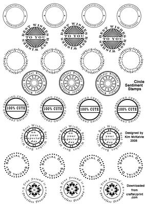 Round Circle Card Sentiments - CUP62366_545 | Craftsuprint