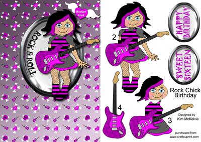 Rock Chick Birthday - CUP81935_545 | Craftsuprint
