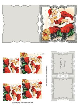 Santa Playing the Harmonica - CUP563120_2100 | Craftsuprint