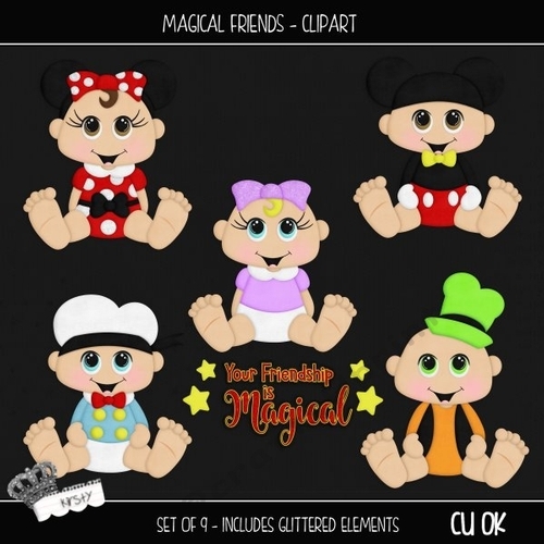 Magical Friends - Clipart - CUP1007515_75327 | Craftsuprint