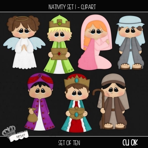Nativity Set 1 - Clipart - CUP847952_75327 | Craftsuprint