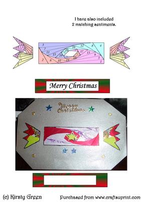 Iris Folding Christmas Cracker Pattern - CUP414908_1914 | Craftsuprint