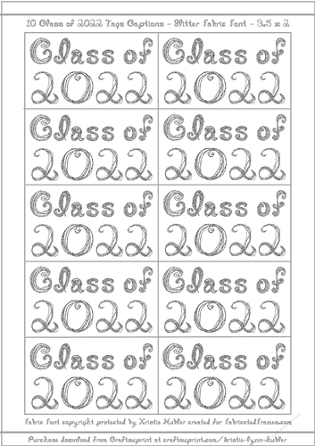 12 Congrats Grad Captions Tags Printable For Cards With Fabric 10 Class ...