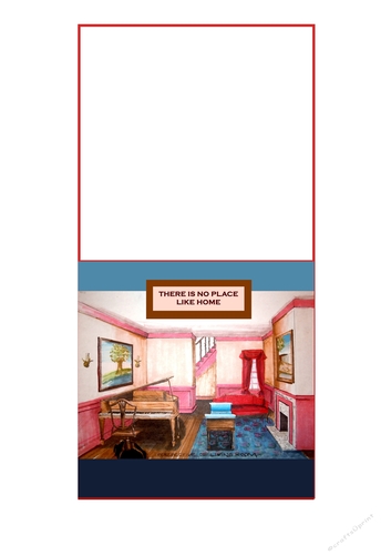 Theres No Place Like Home Card printable blank inside - CUP979384_2305 ...
