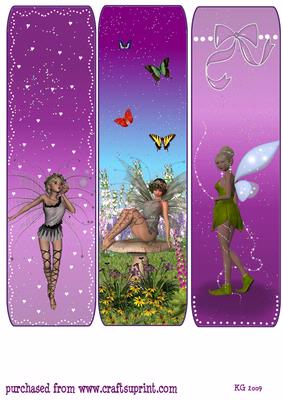 Fairy Bookmarks - CUP10713_63 | Craftsuprint