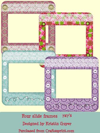 Slide Frames - CUP206711_63 | Craftsuprint
