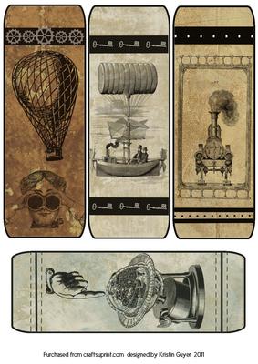 Steampunk Bookmarks - CUP265869_63 | Craftsuprint