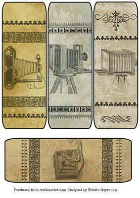 Vintage Camera Bookmarks - CUP276459_63 | Craftsuprint