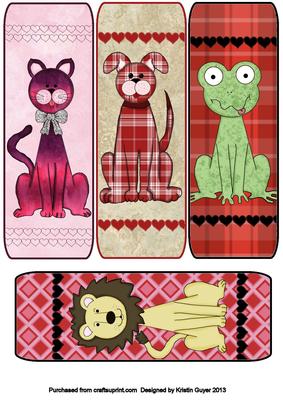 Valentine Animals - CUP394473_63 | Craftsuprint