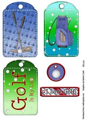Golf Tags - CUP53845_63 | Craftsuprint