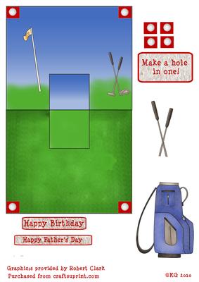 Golf Pop-up - CUP78199_63 | Craftsuprint