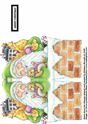 Santa Down the Chimney - CUP21280_19 | Craftsuprint