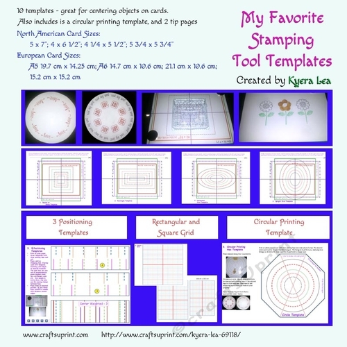 My Favorite Stamping Templates - CUP770715_69118 | Craftsuprint