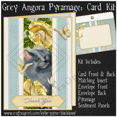 Grey Angora - Pyramage Card Kit - CUP1292083_1050 | Craftsuprint