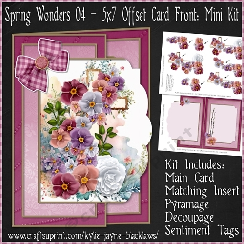 Spring Wonders 04 - 5x7 Offset Front Card Mini Kit - CUP1372037_1050 ...