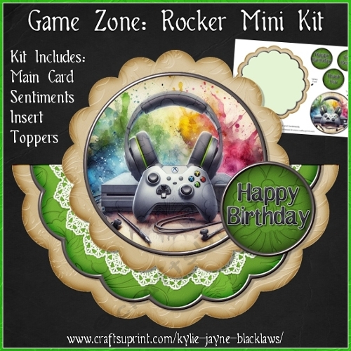 Game Zone - Scalloped Rocker Card - Mini Kit - CUP1375197_1050 ...
