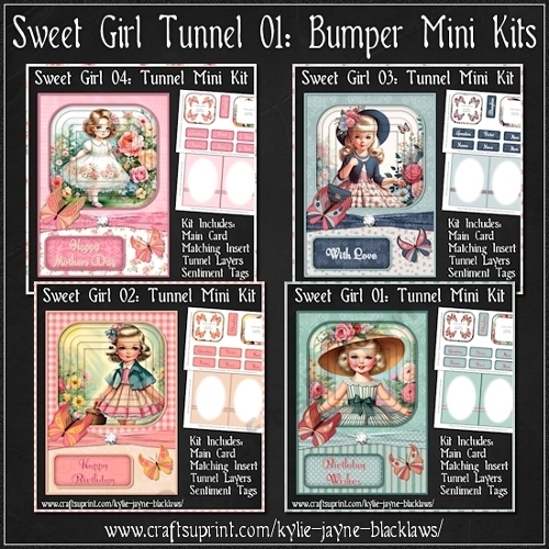 Sweet Girl Tunnel 01 - Bumper Mini Kit - CUP1377364_1050 | Craftsuprint