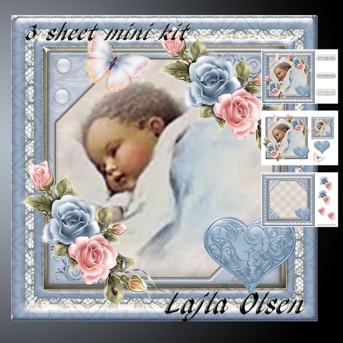 Baby boy with Roses - CUP769283_2328 | Craftsuprint