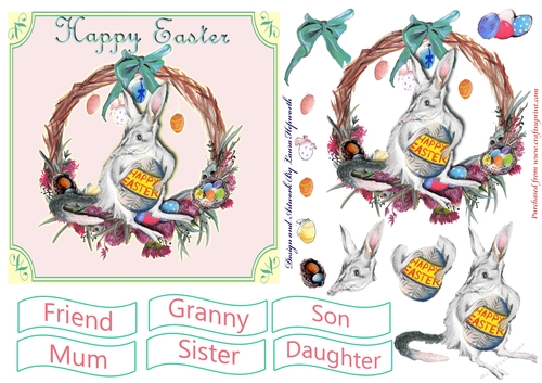 Easter Australia Bilby - CUP1099897_91508 | Craftsuprint