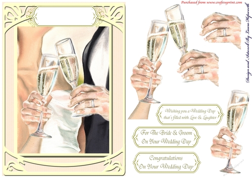 Wedding Toast - CUP907268_91508 | Craftsuprint