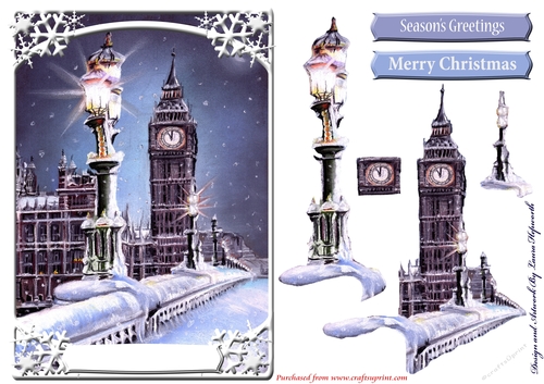 Big Ben at Christmas - CUP915622_91508 | Craftsuprint