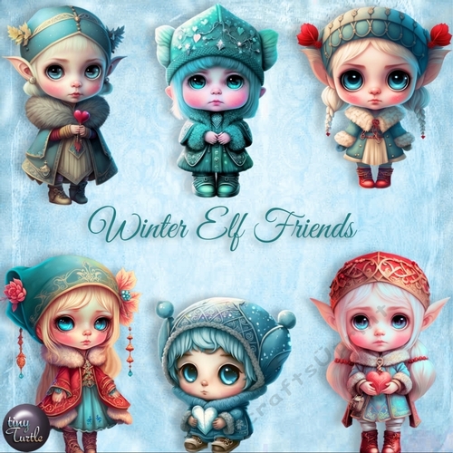 Winter Elf Friends - CUP1194220_92205 | Craftsuprint