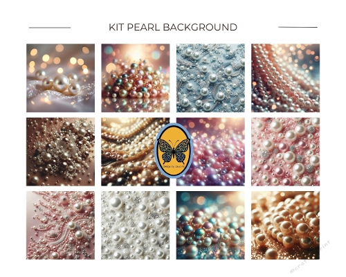 Pearl Backgrounds Kit – 30 High-Resolution Photos with Various Textures ...