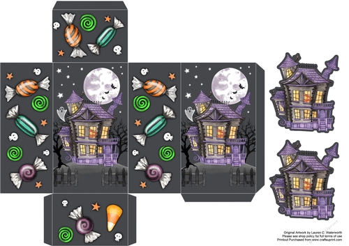 Halloween Trick or Treat Box: Haunted House - CUP994329_88163 ...
