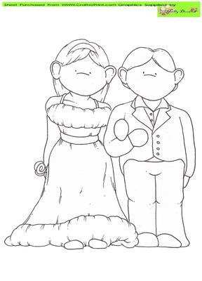 Prom Doodles Digital Stamp - CUP105588_353 | Craftsuprint