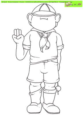 Cub Scout Doodles Digital Stamp - CUP123678_353 | Craftsuprint