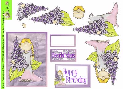 Lilac Doodles - CUP32507_353 | Craftsuprint