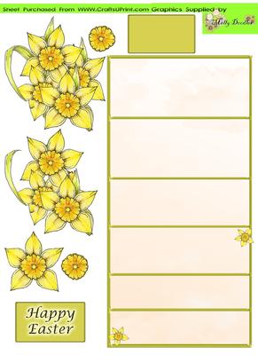 Easter Daffodil Stair Stepper - CUP46473_353 | Craftsuprint
