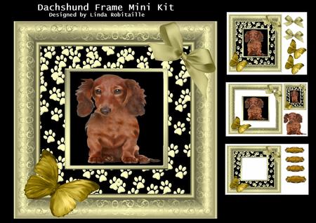 Dachshund Frame Mini Kit - CUP666569_2362 | Craftsuprint