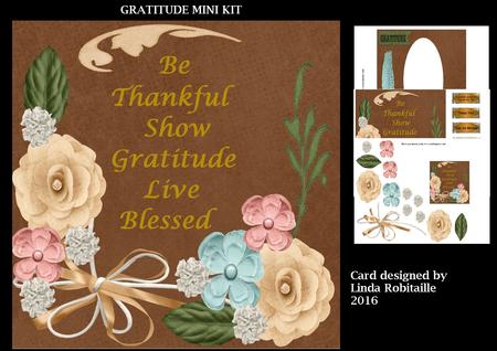 Gratitude Mini Kit - CUP671996_2362 | Craftsuprint