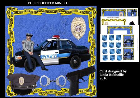 Police Officer Mini Kit - CUP677365_2362 | Craftsuprint