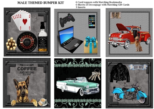 Male Themed Bumper Kit - CUP728074_2362 | Craftsuprint